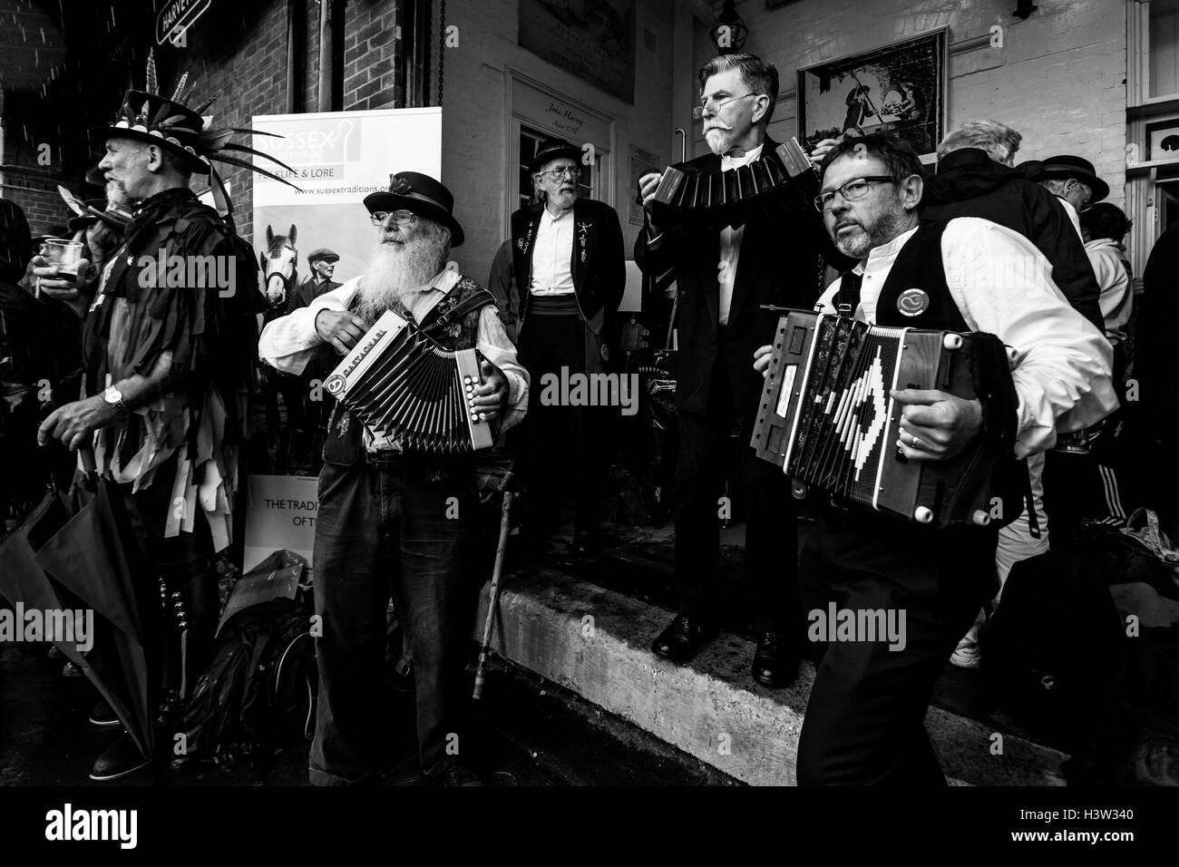 Musicians Play Music For The Dancing Morris Men At The 'Dancing In The ...