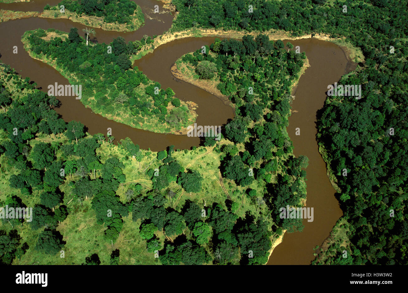 Maasai mara national reserve aerial hi-res stock photography and images ...
