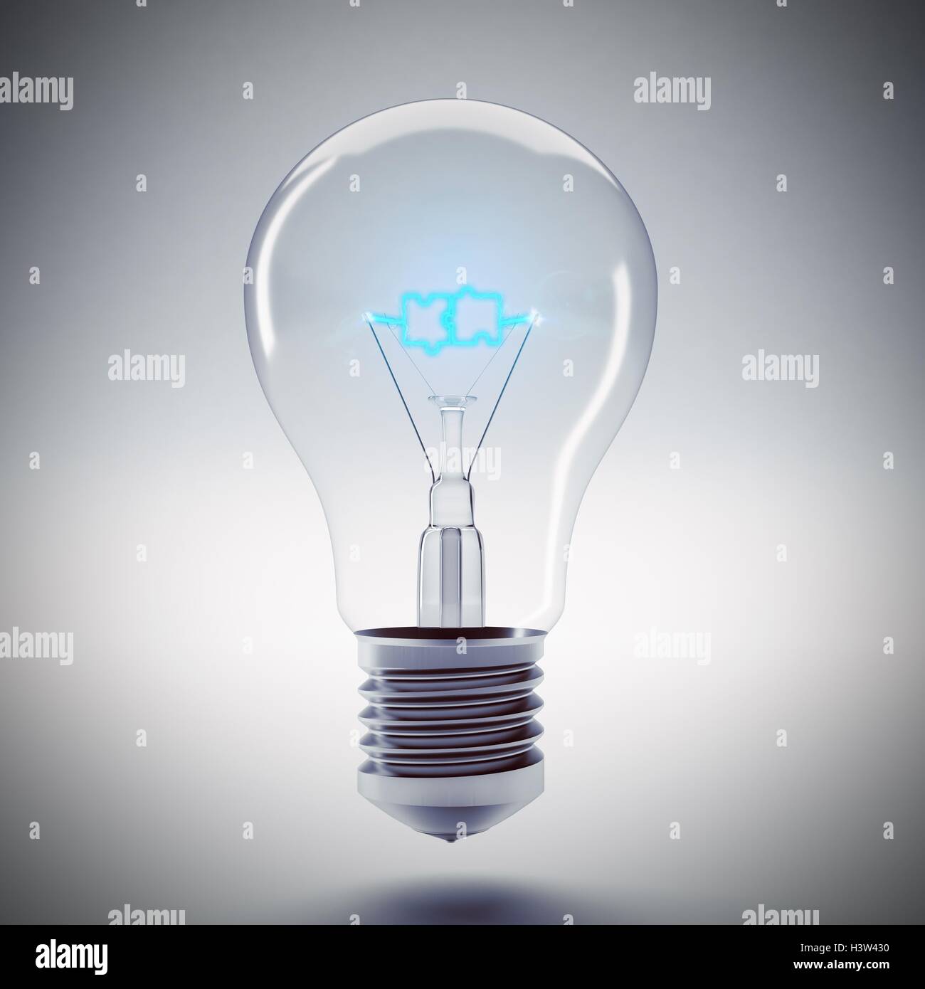 Light bulb filament word hi-res stock photography and images - Alamy