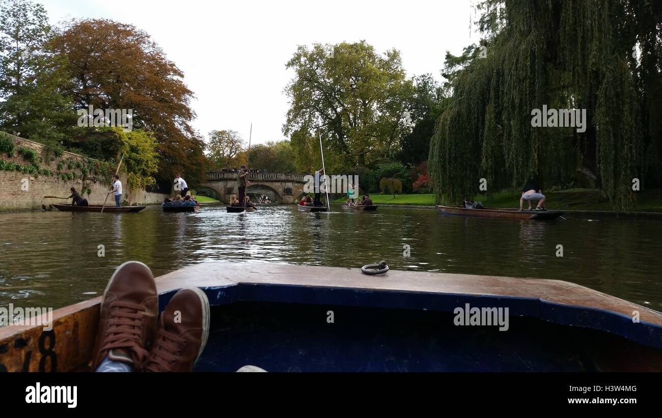 River Punting in Cambridge, England Stock Photo - Alamy