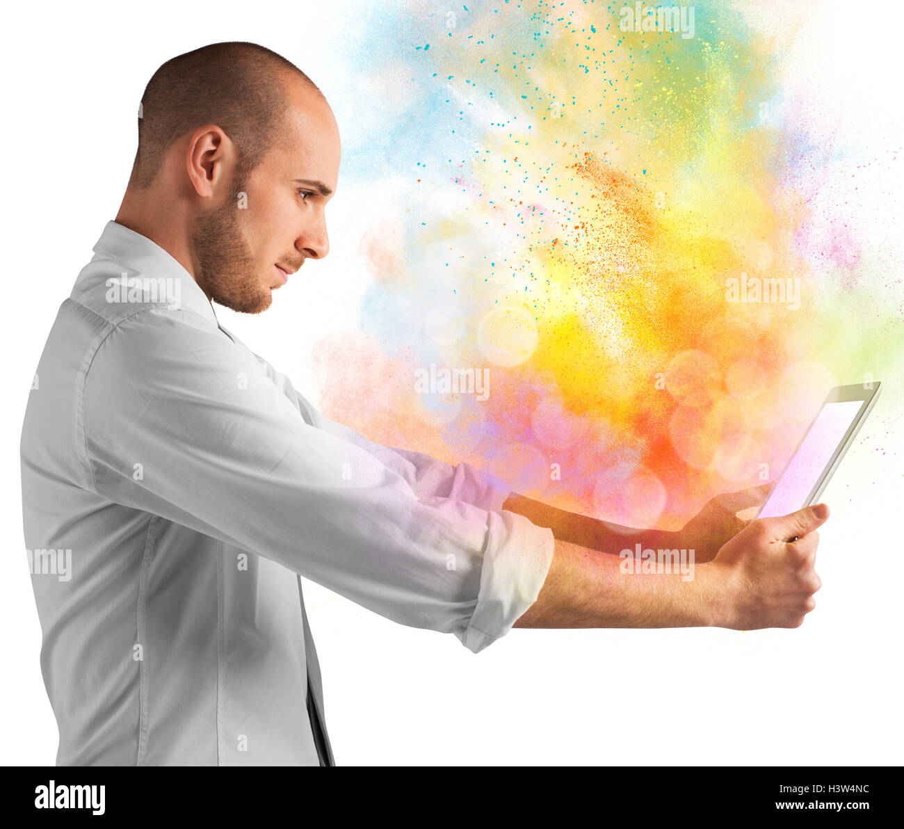 Colour burst hi-res stock photography and images - Alamy