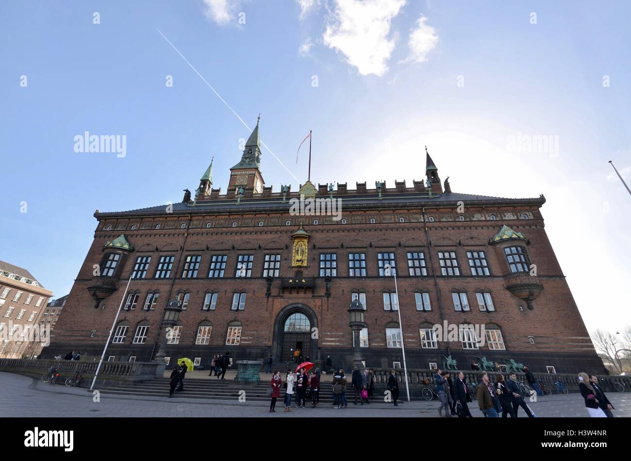 City Hall Square, Copenhagen Stock Photo - Alamy