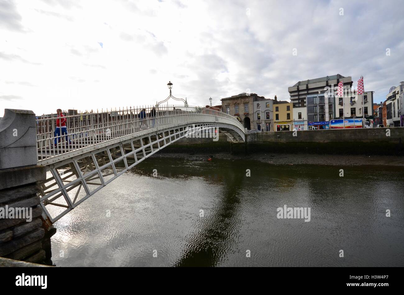 Famous bridge in Dublin, Ireland Stock Photo - Alamy