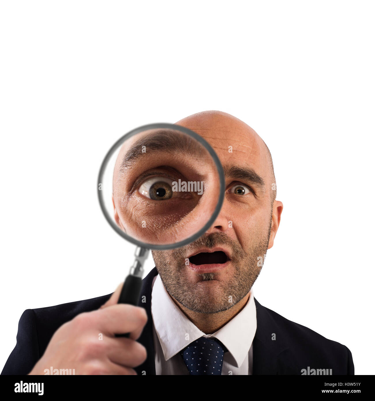 Discovery analyzing hi-res stock photography and images - Alamy