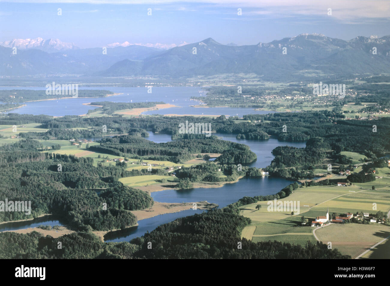 Germany, Upper Bavaria, Chiemgau, Lake Chiemsee, South Germany, Upper ...
