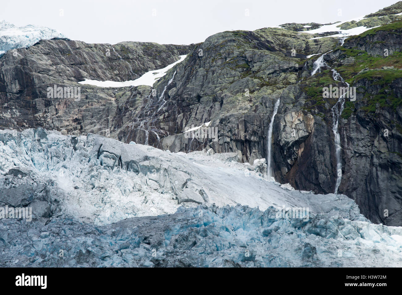 Bøyabreen, a glacier in Norway Stock Photo - Alamy