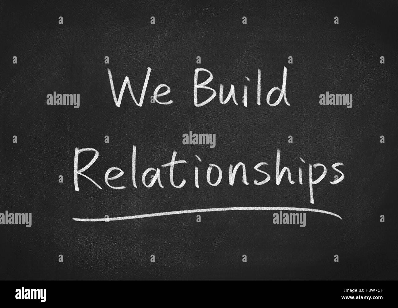 we build relationships Stock Photo - Alamy