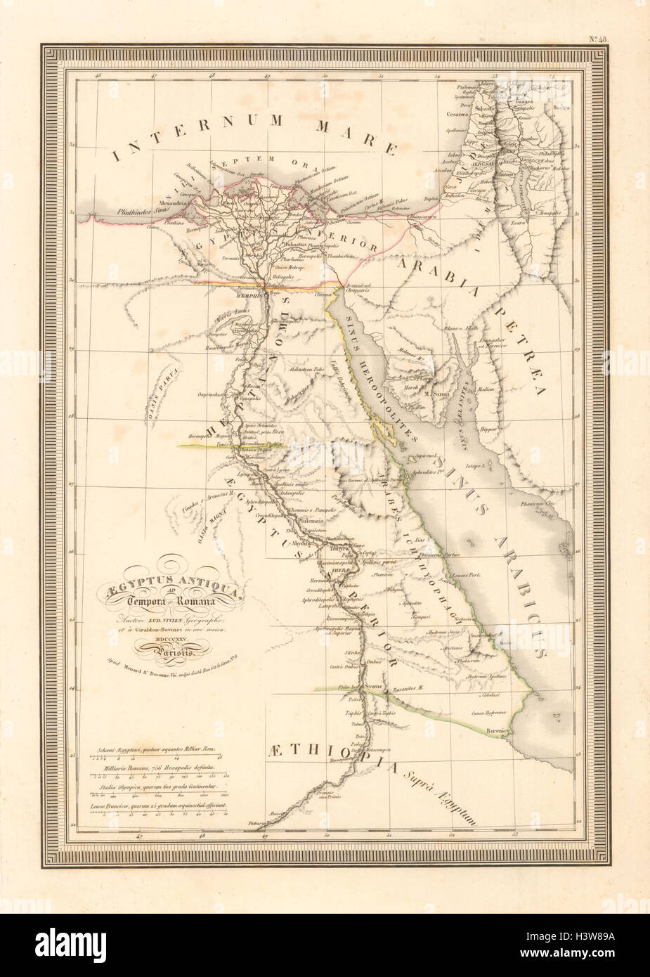 ''Aegyptus Antiqua, ad Tempora Romana' by Vivien de Saint Martin. Egypt ...