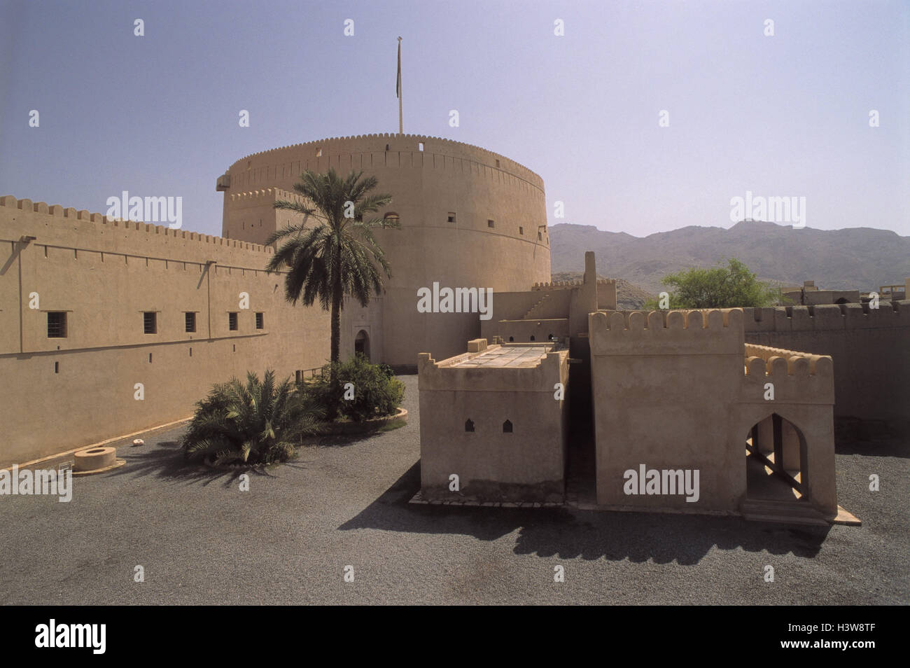 Oman, fort Nizwa, fortress, structure, architecture, fortification ...