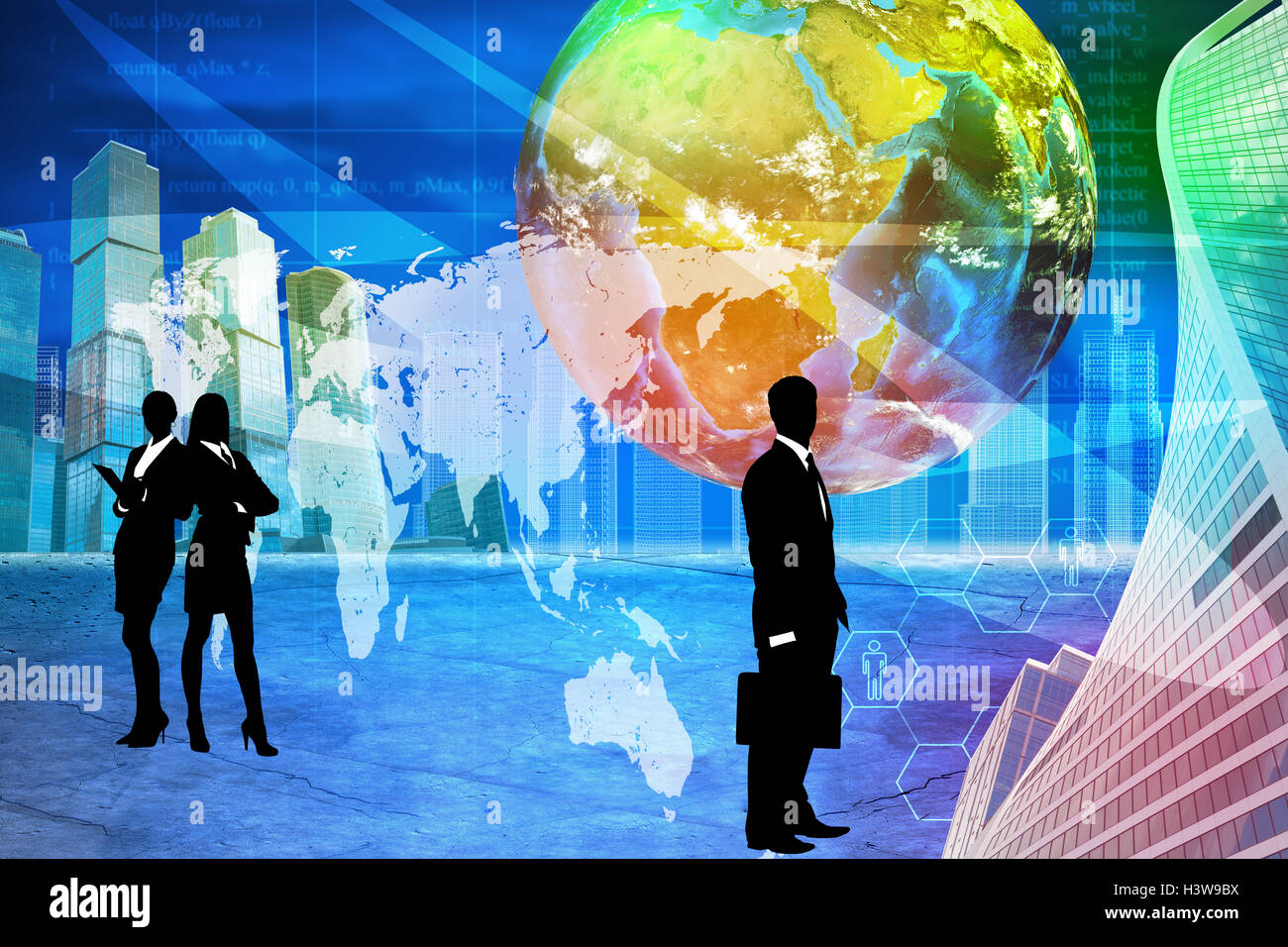 People pose in shapes hi-res stock photography and images - Alamy