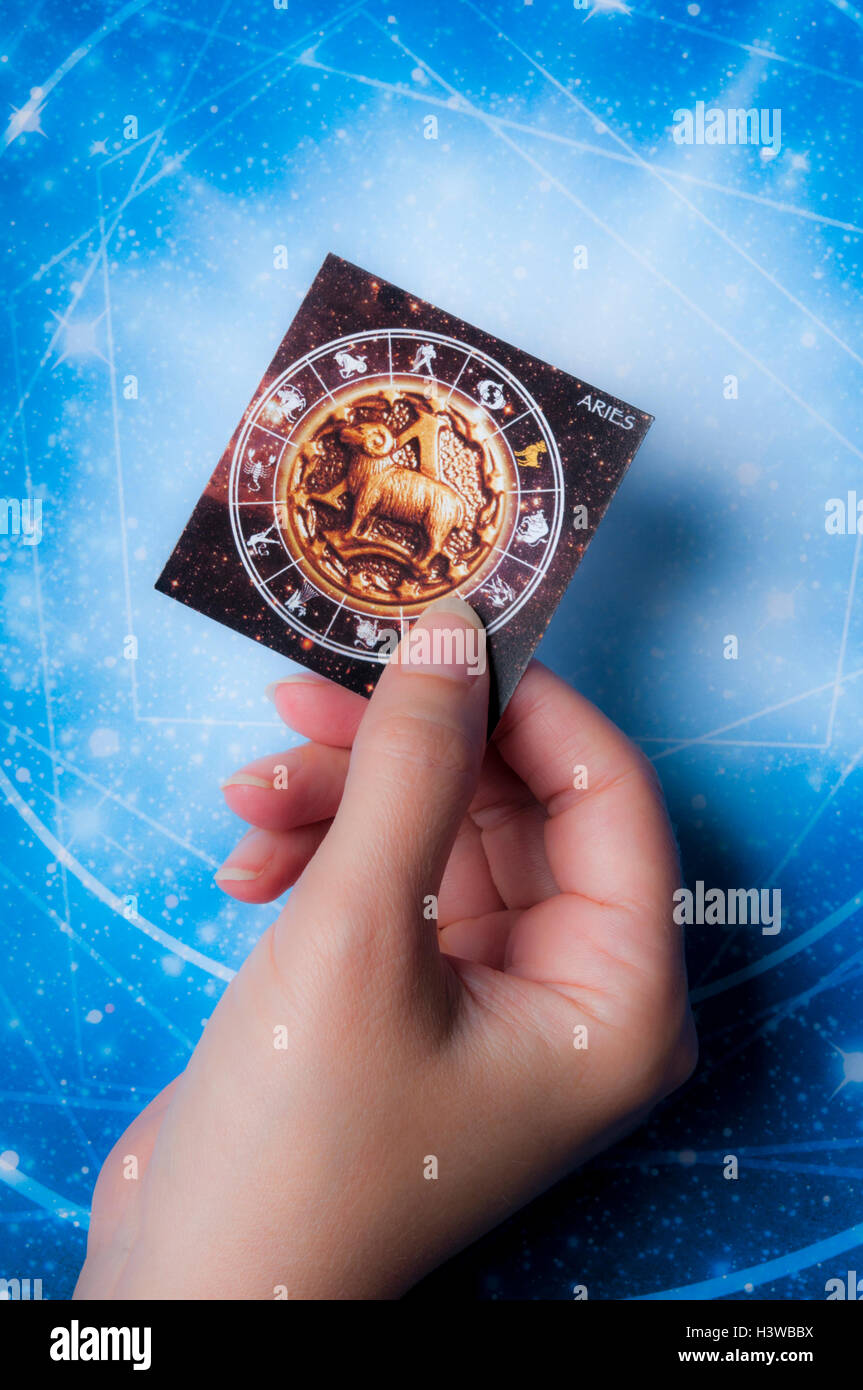 Aries zodiac sign hi-res stock photography and images - Alamy