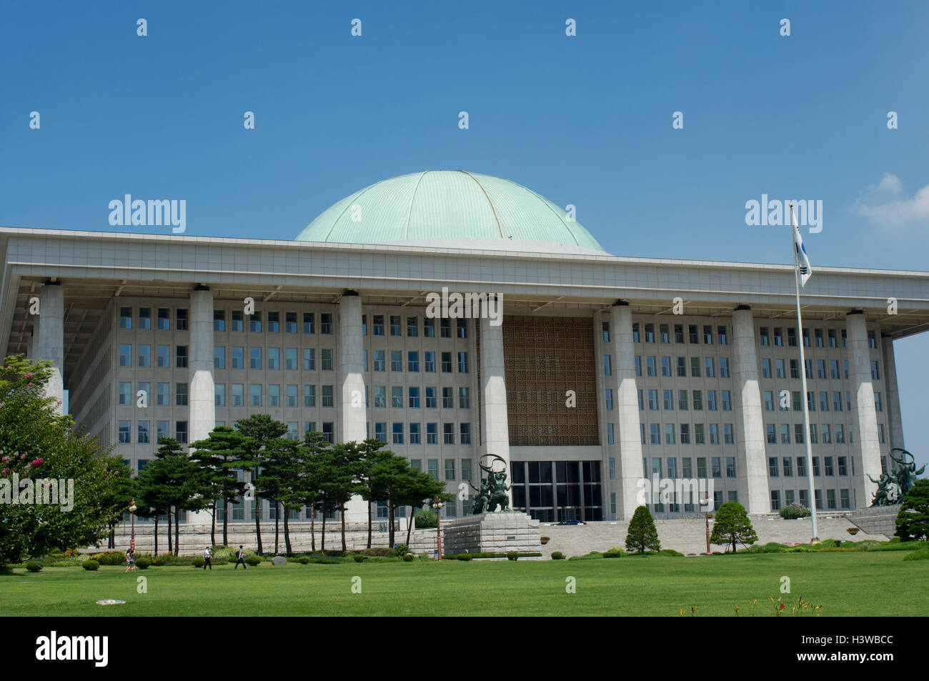 Government assembly in Seoul in South Korea in summer Stock Photo - Alamy