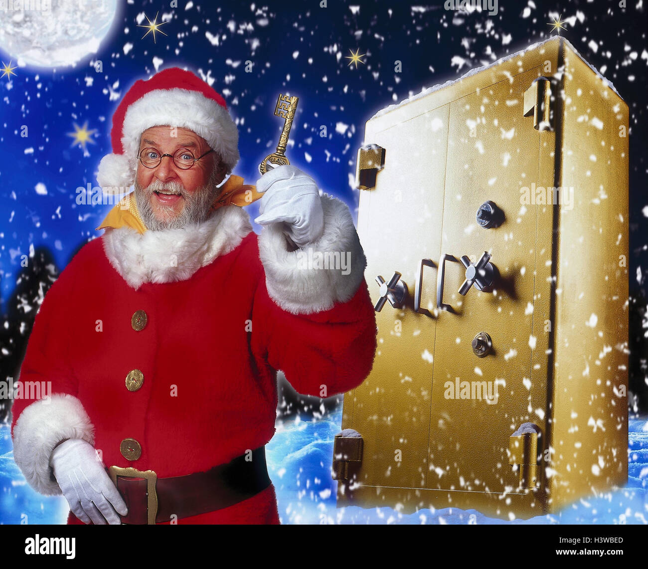 Moon santa claus hi-res stock photography and images - Alamy