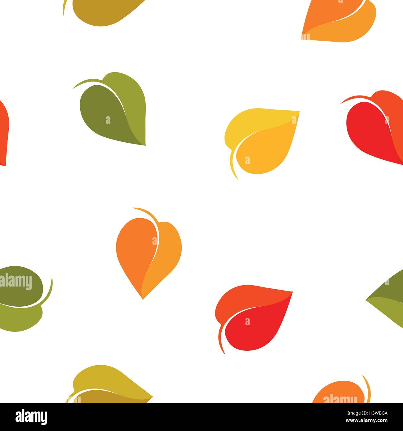 Isolated abstract colorful leaves background. Autumn foliage backdrop ...