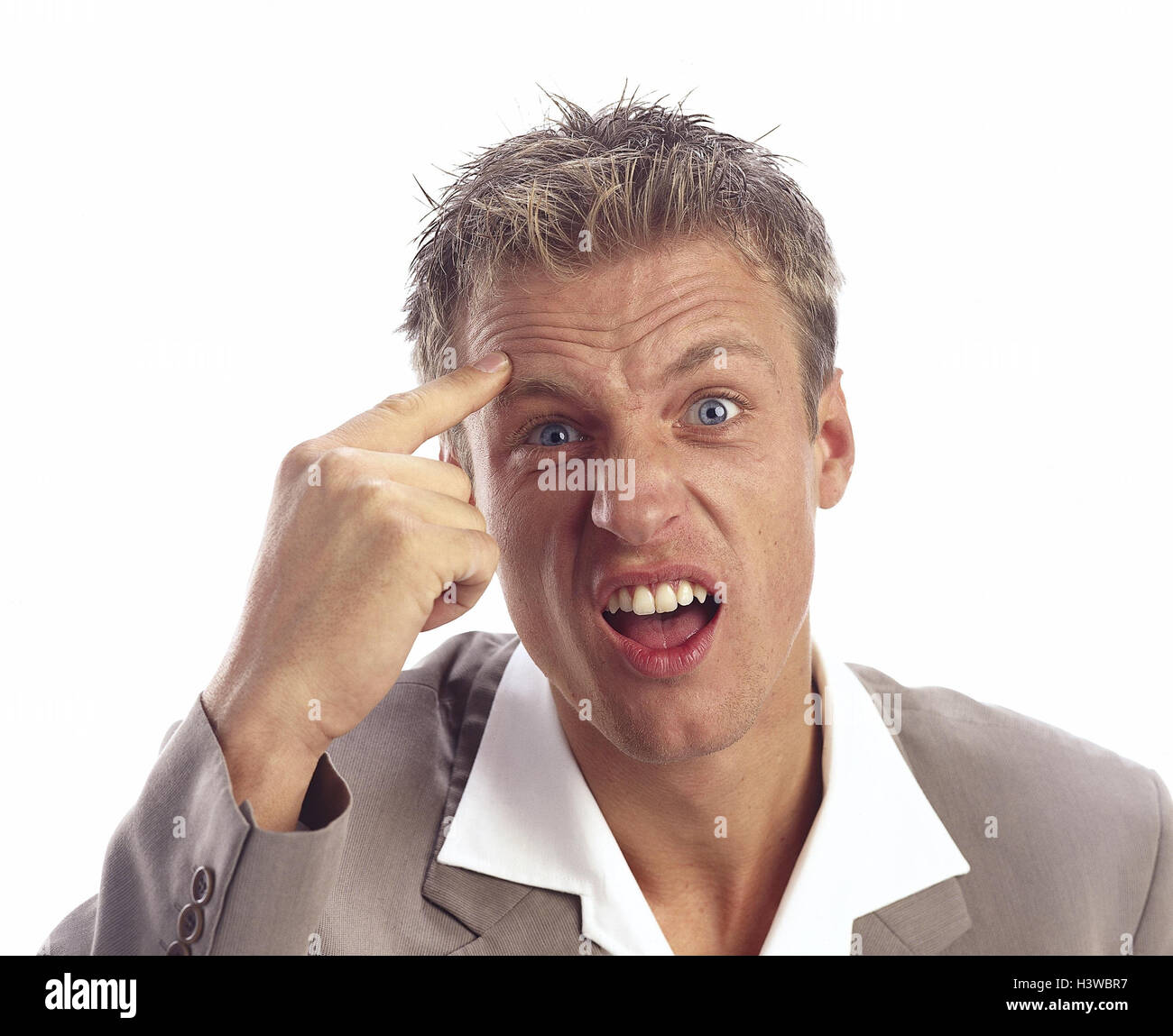 Man, young, gesture, "Vogel point", portrait, Men, man's portrait ...