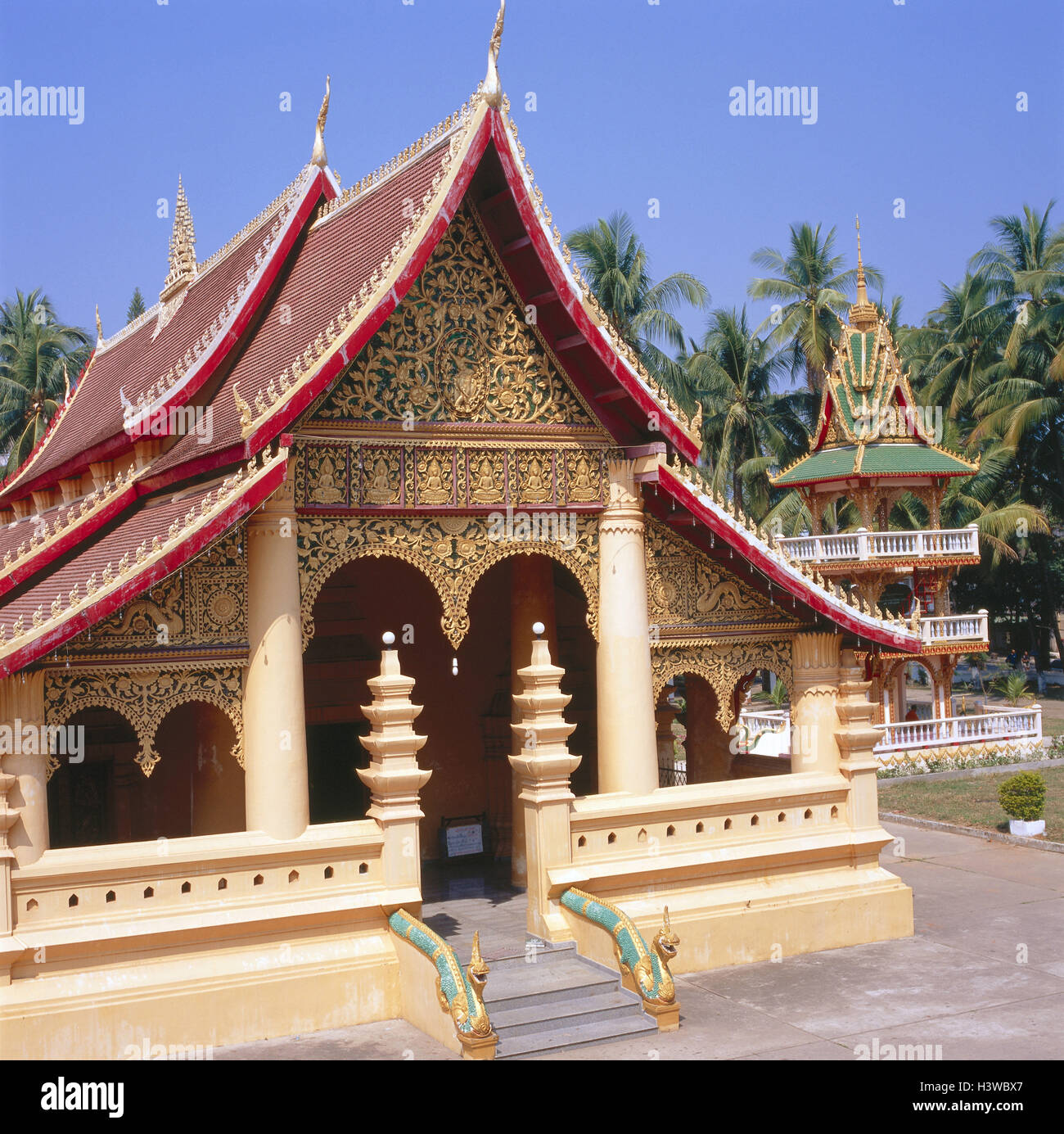 Laos, Vientiane, Wat Ong University Technology, Asia, South-East Asia ...