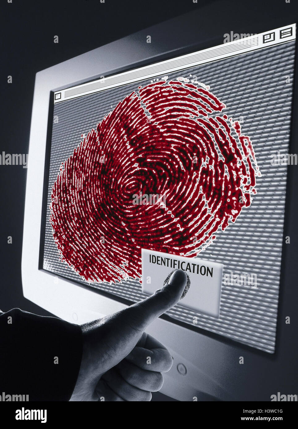 Computer, touch screen, fingerprint, identification, display, touch ...