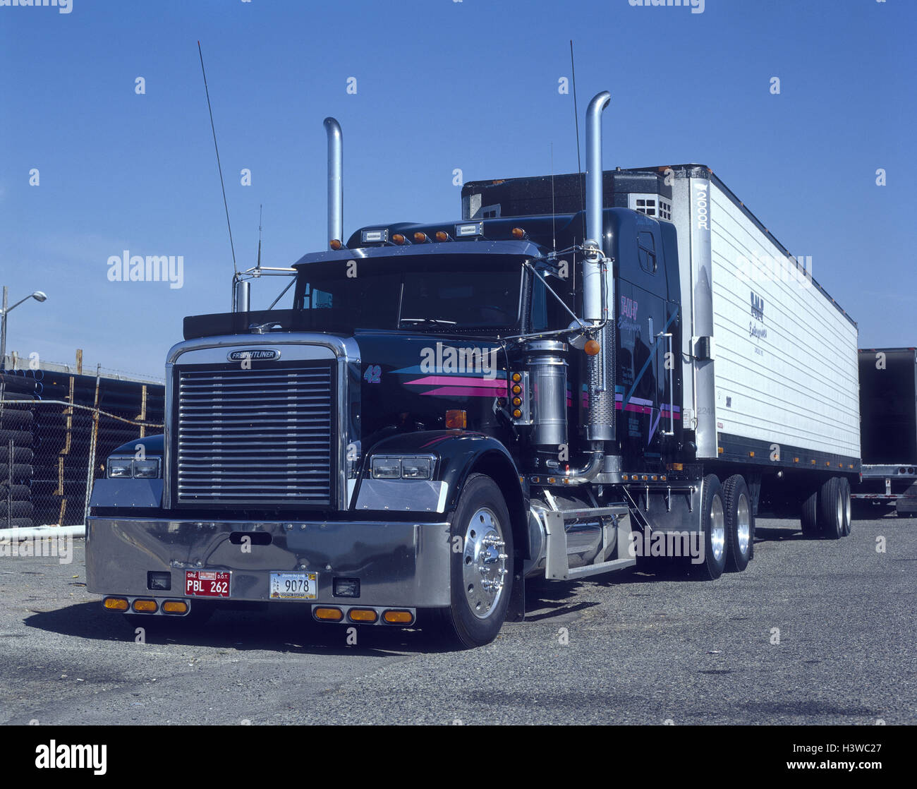 The USA, parking lot, truck, front view, America, truck, truck, truck ...