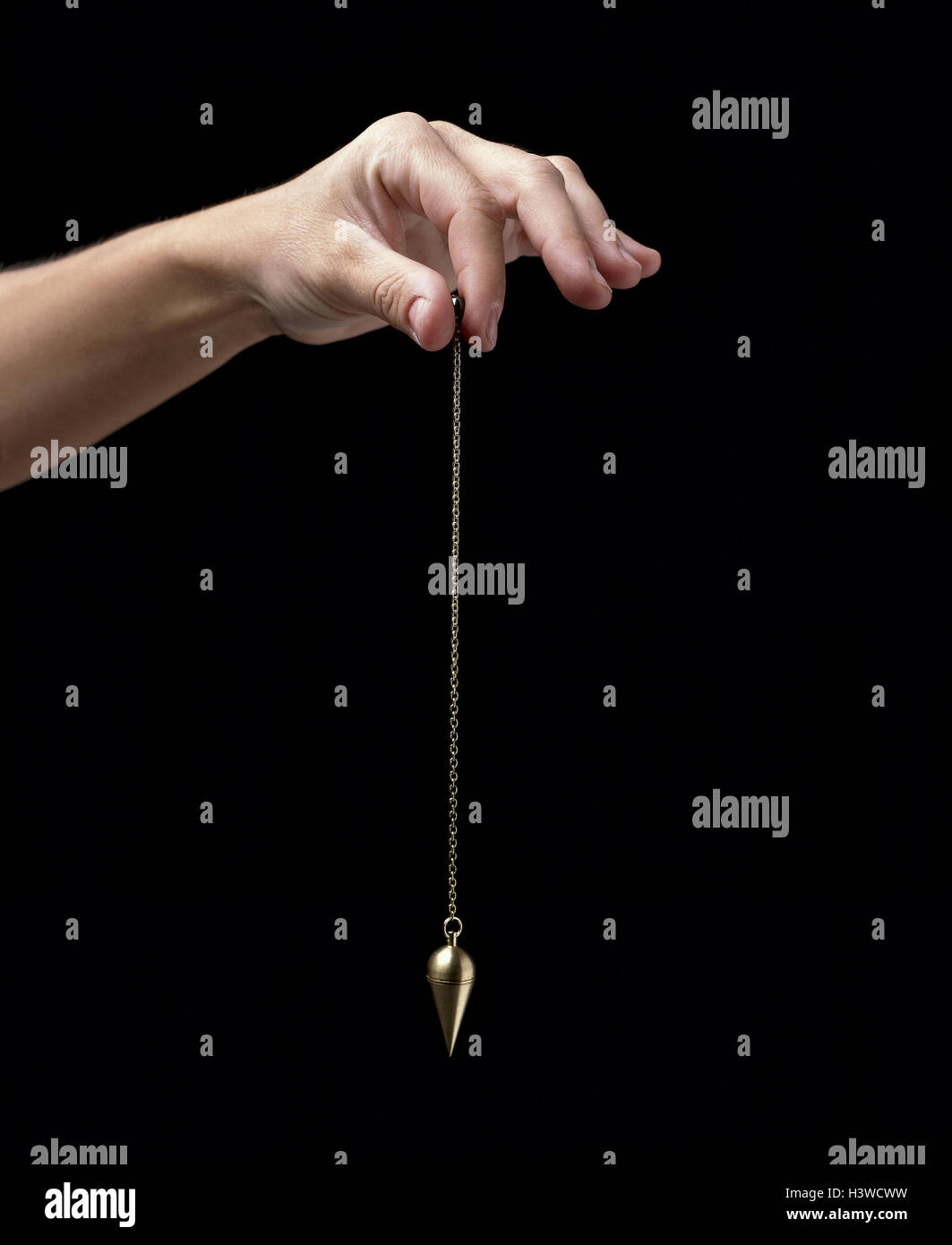 Esotericism, woman, detail, hand, hold, pendulums, spiritualism ...