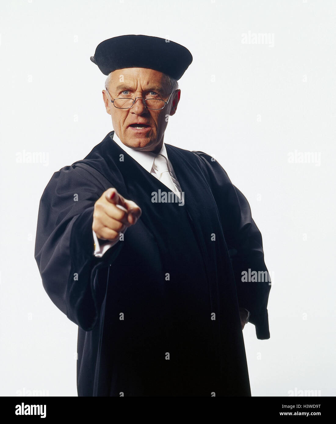 Judges, gesture, pointing, fiercely, professions, studio, cut outs ...