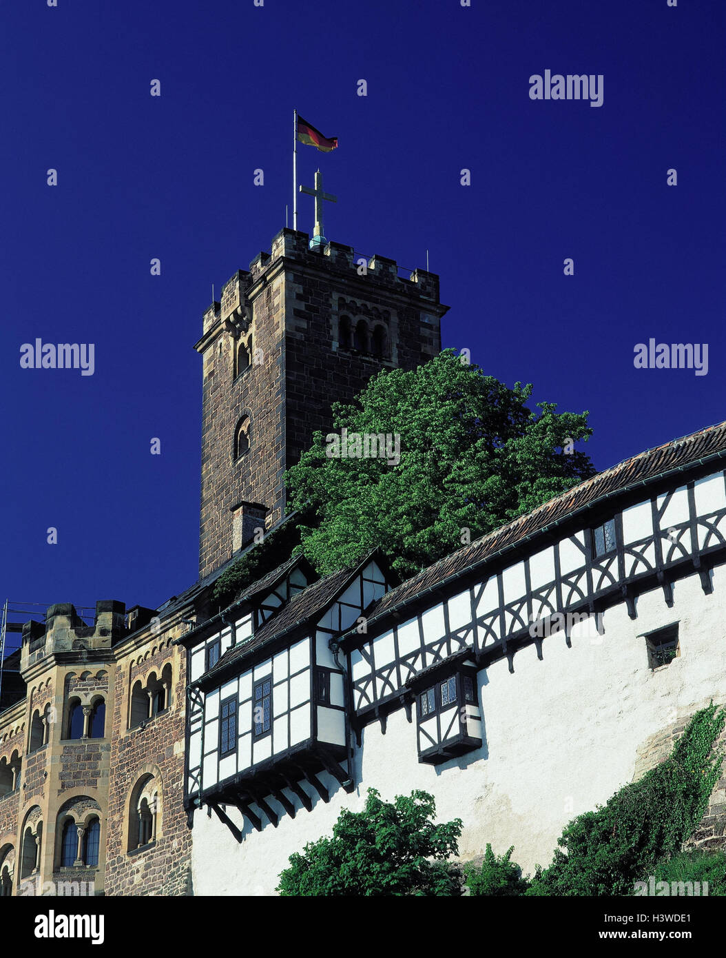 Germany, Thuringia, Eisenach, mountain Wart, Wartburg place of interest ...