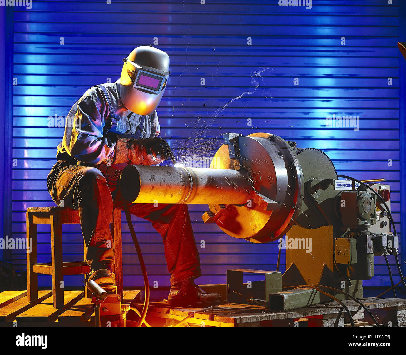 Metalworkers, welding work, worker, work, work, occupation, working ...
