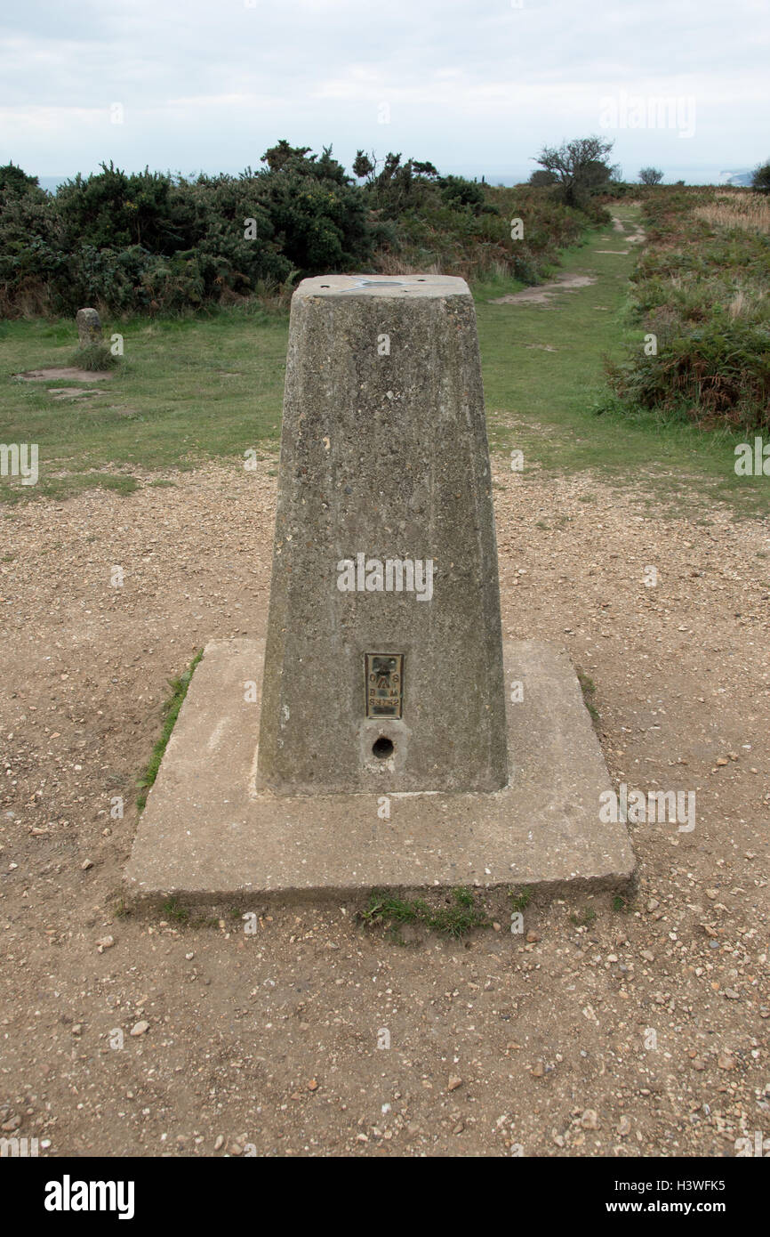 Theodolite trig point hi-res stock photography and images - Alamy
