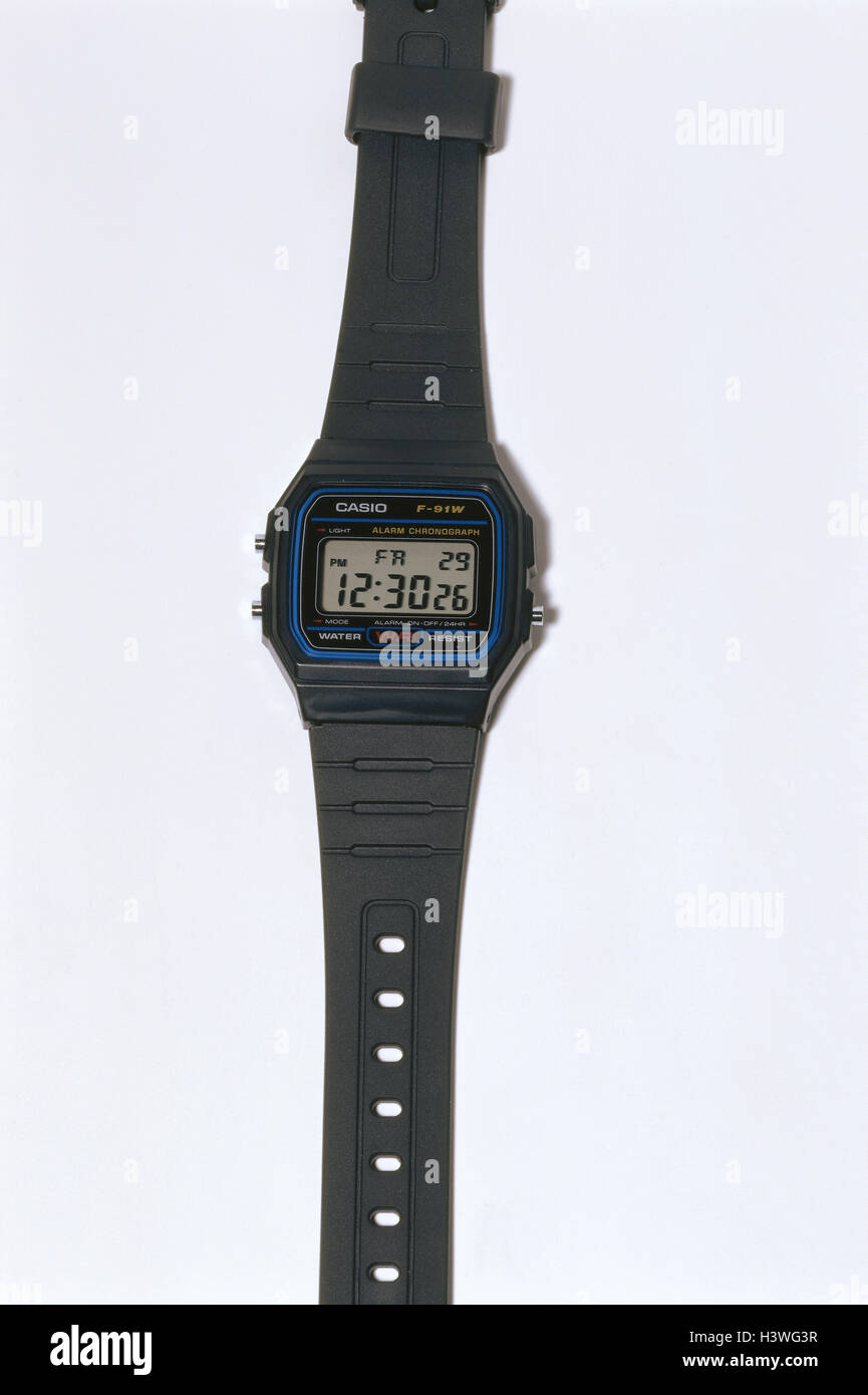 Digital wristwatch clock, time, time knife, time, time, digital display ...