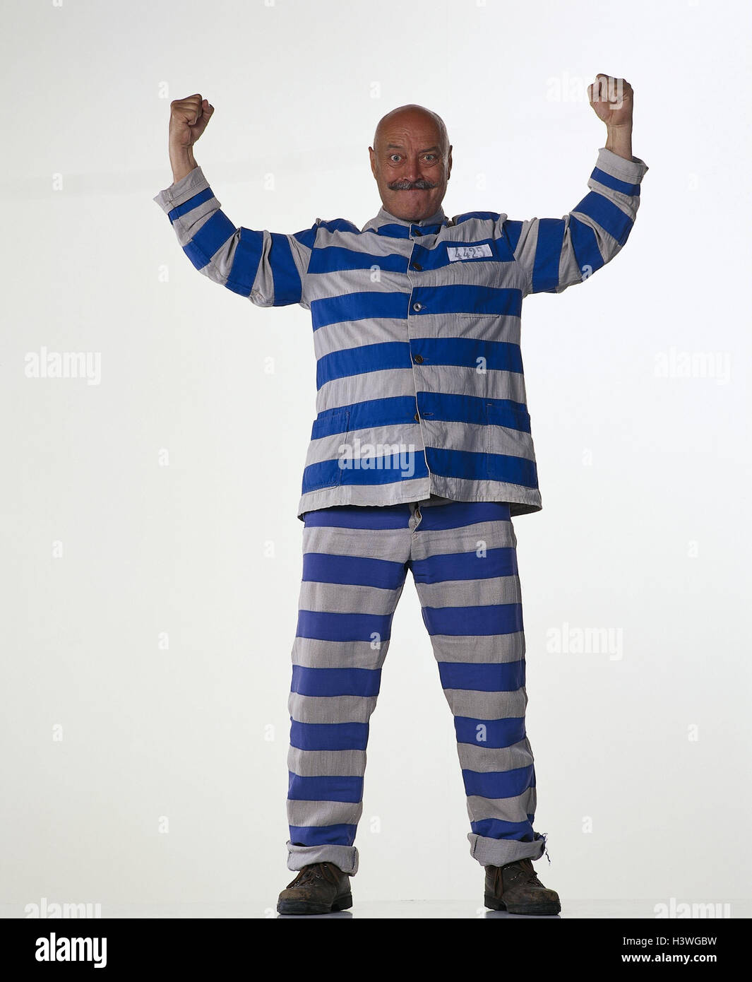 Prisoner, gesture, - "winner's pose" mb 53 A3 Stock Photo - Alamy