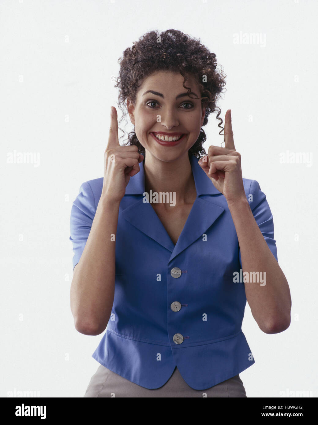 Raised forefinger hi-res stock photography and images - Alamy