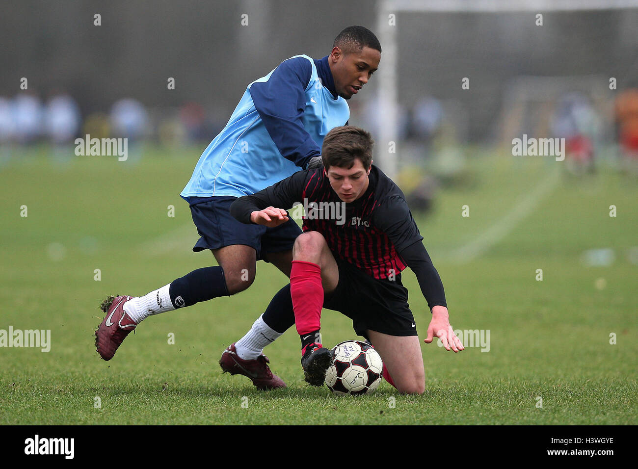 Byron (black/pink) vs Hatch Lane (light blue/dark blue) - East London ...