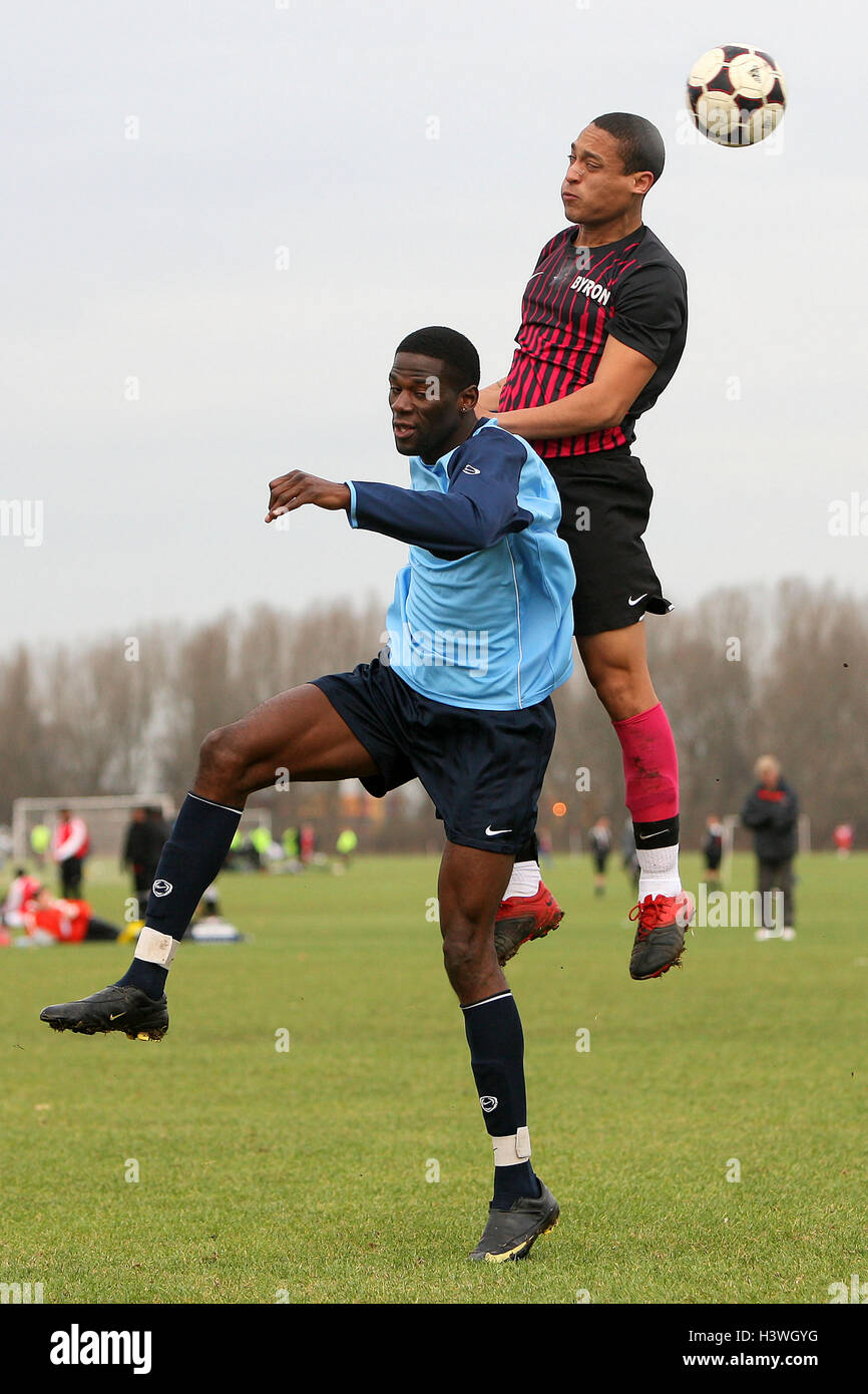 Byron (black/pink) vs Hatch Lane (light blue/dark blue) - East London ...