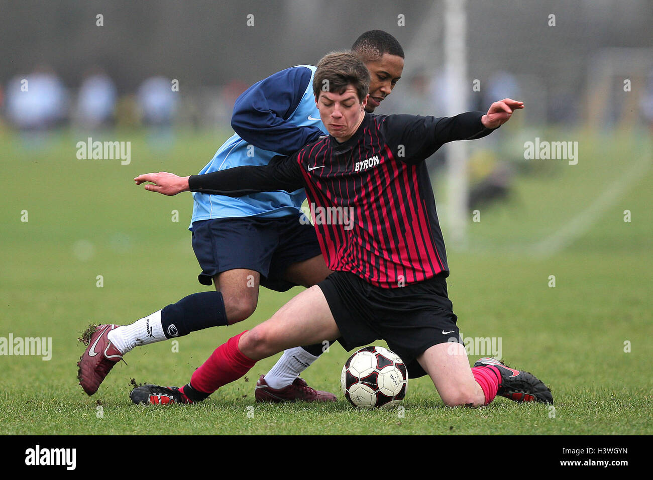 Byron (black/pink) vs Hatch Lane (light blue/dark blue) - East London ...