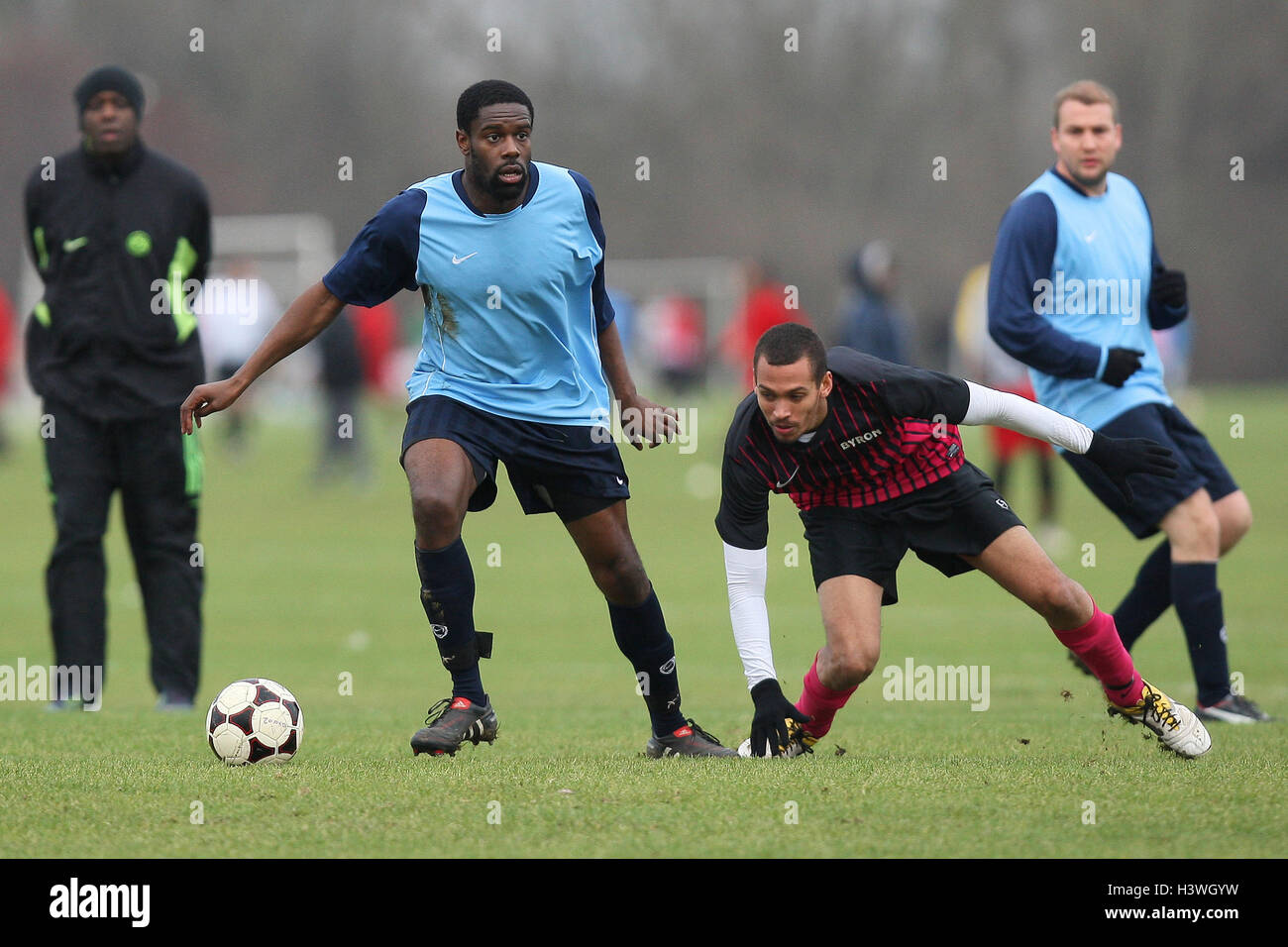 Byron (black/pink) vs Hatch Lane (light blue/dark blue) - East London ...