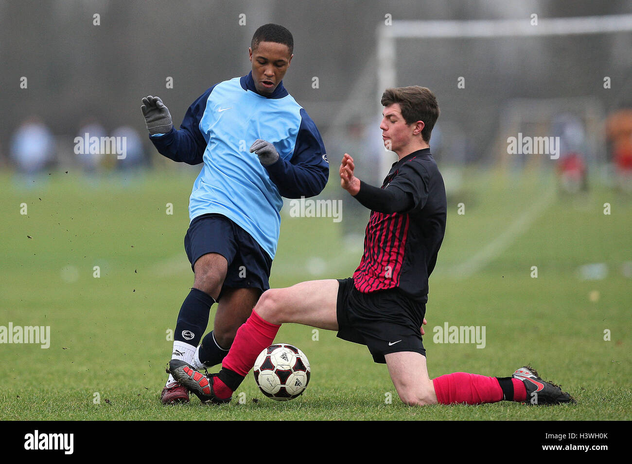 Byron (black/pink) vs Hatch Lane (light blue/dark blue) - East London ...