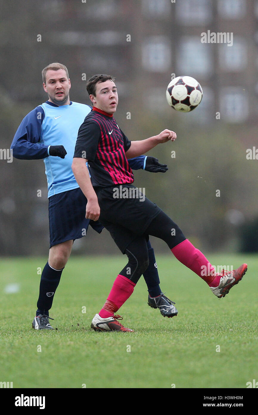 Byron (black/pink) vs Hatch Lane (light blue/dark blue) - East London ...