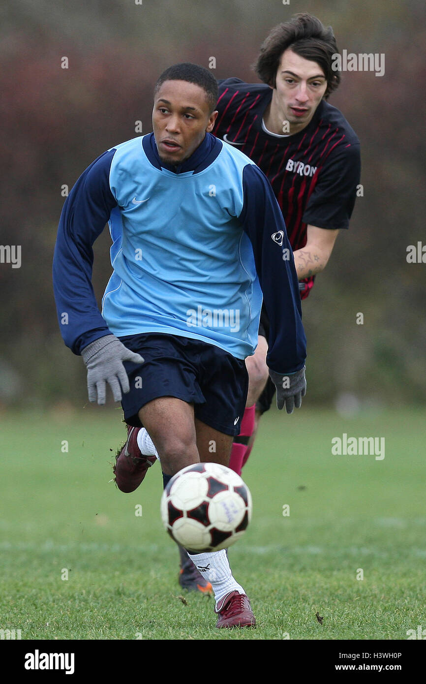 Byron (black/pink) vs Hatch Lane (light blue/dark blue) - East London ...