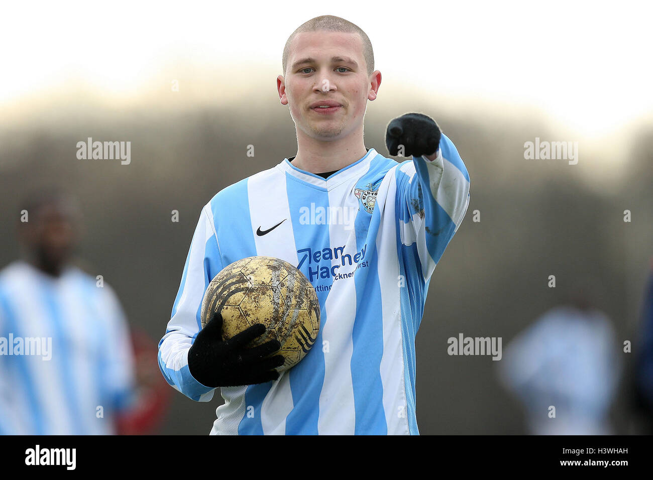 Clapton Rangers (light blue/white) vs White Swan & Cuckoo (red/blue ...