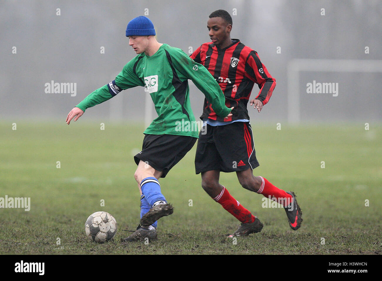 Concordia (red/black) vs Homerton Rangers 'B' (green) - East London ...