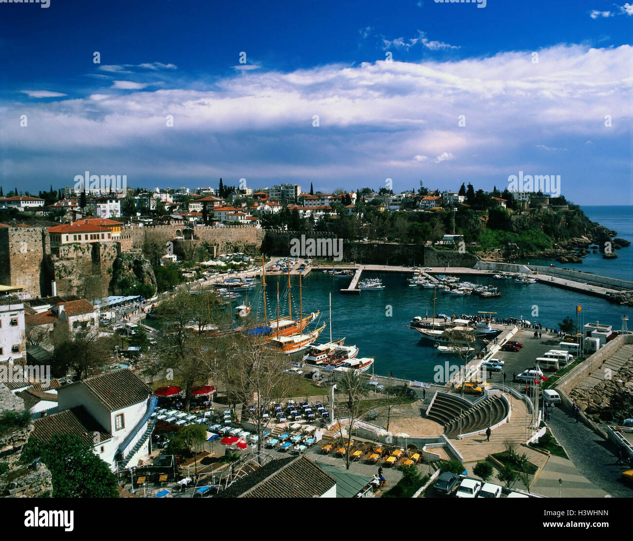 Turkey, Antalya, harbour Stock Photo - Alamy