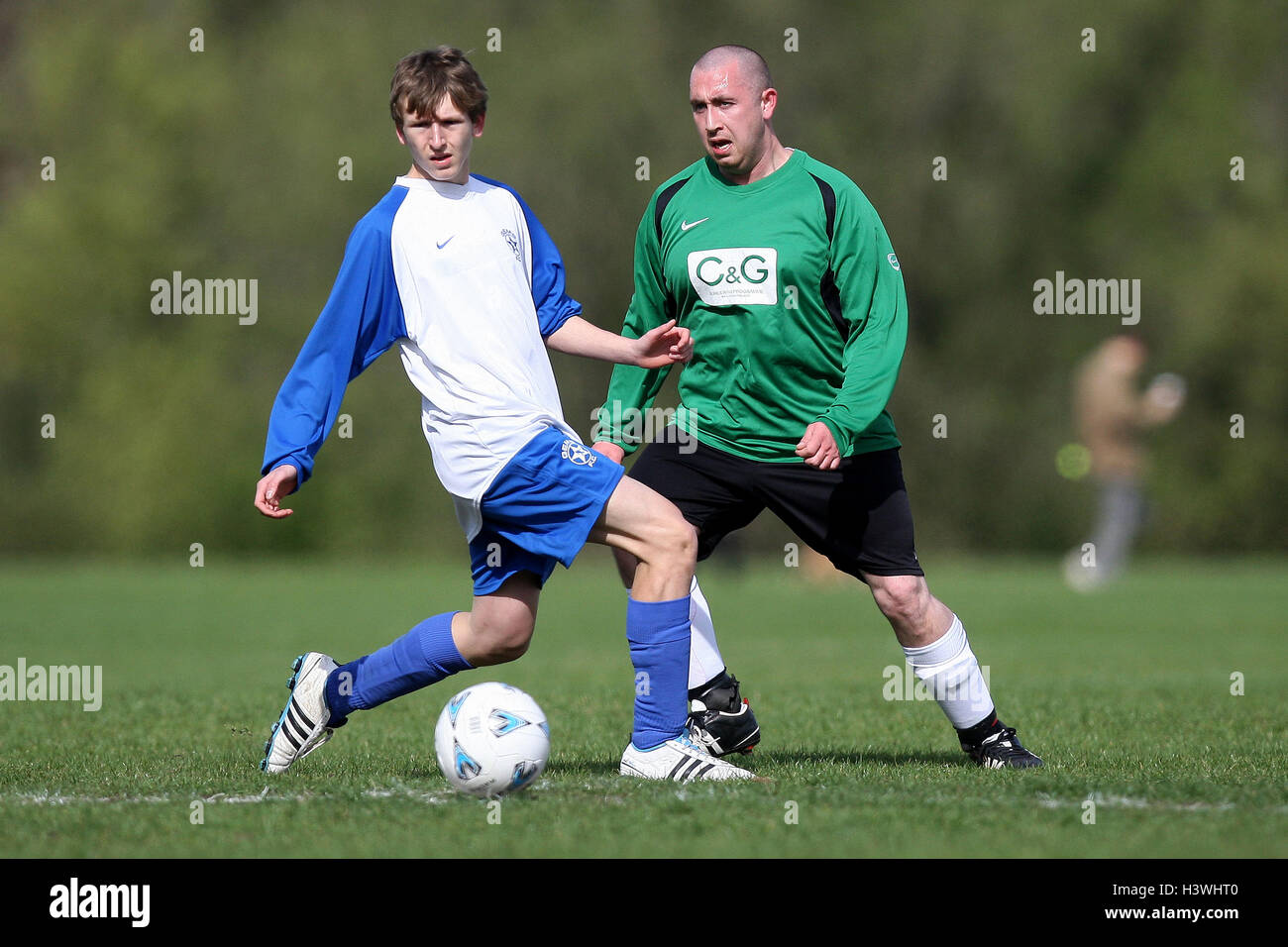 Gems (white/blue) vs Homerton Rangers 'B' (green/black) - East London ...