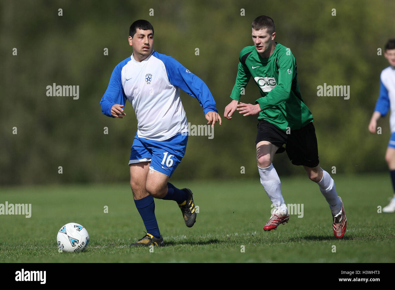 Gems (white/blue) vs Homerton Rangers 'B' (green/black) - East London ...