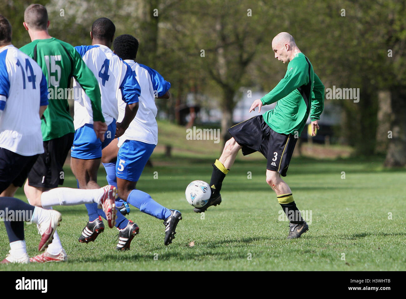 Homerton score their first goal - Gems (white/blue) vs Homerton Rangers ...