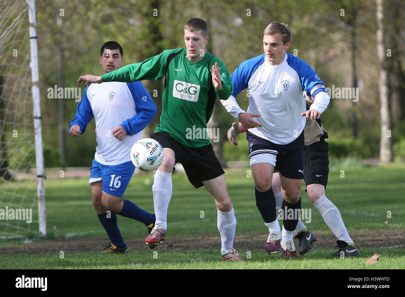 Gems (white/blue) vs Homerton Rangers 'B' (green/black) - East London ...