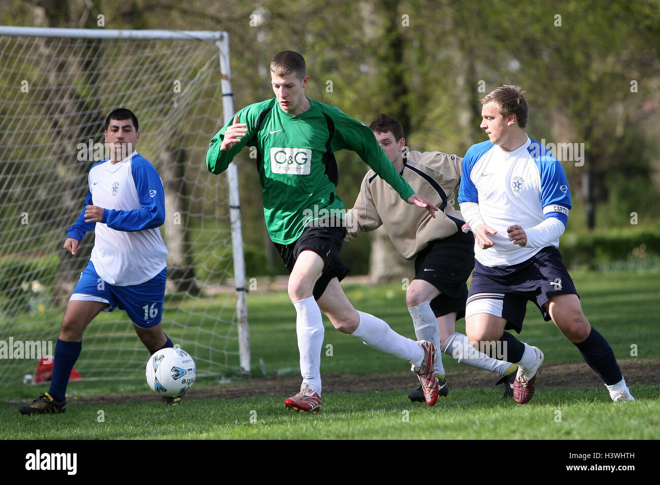 Gems (white/blue) vs Homerton Rangers 'B' (green/black) - East London ...