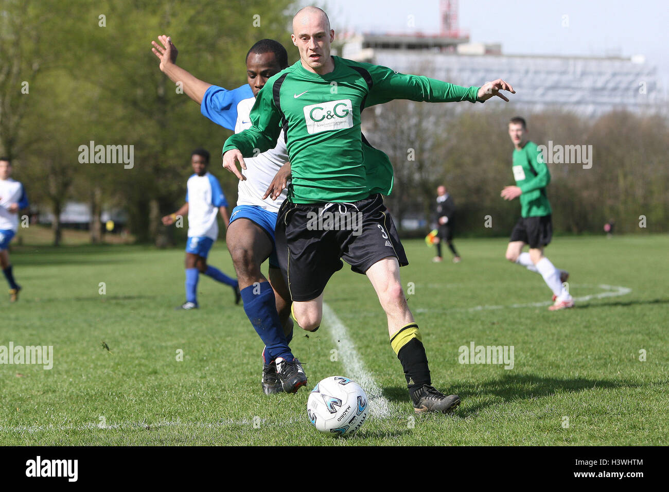 Gems (white/blue) vs Homerton Rangers 'B' (green/black) - East London ...
