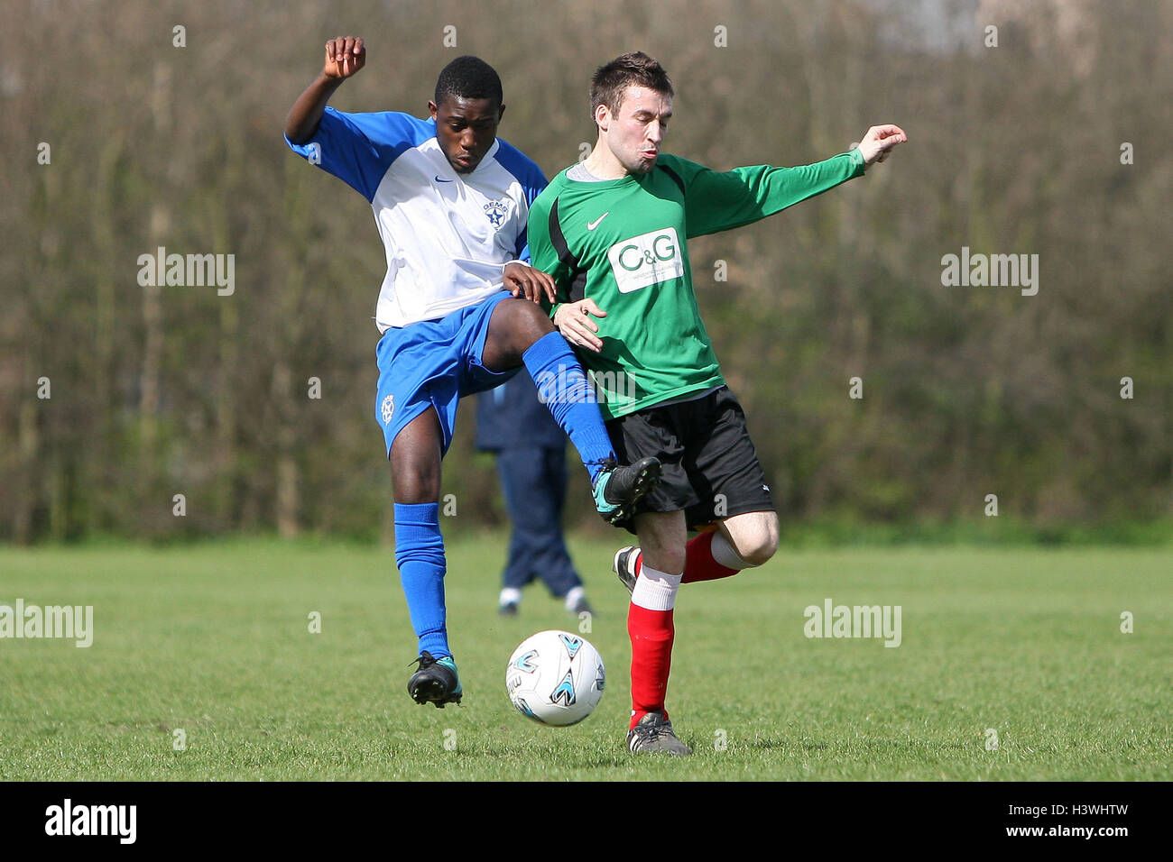 Gems (white/blue) vs Homerton Rangers 'B' (green/black) - East London ...