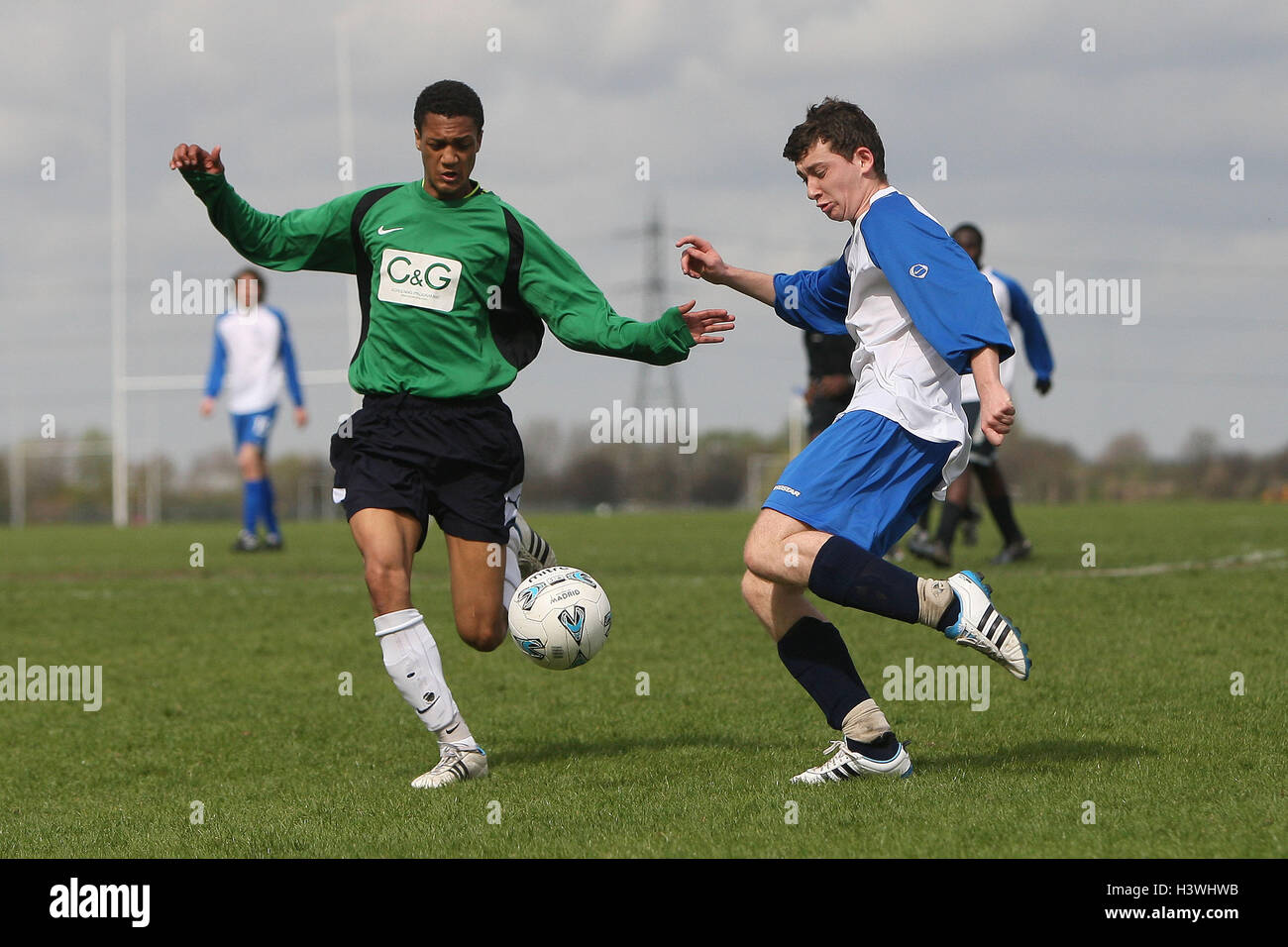 Gems (white/blue) vs Homerton Rangers 'B' (green/black) - East London ...