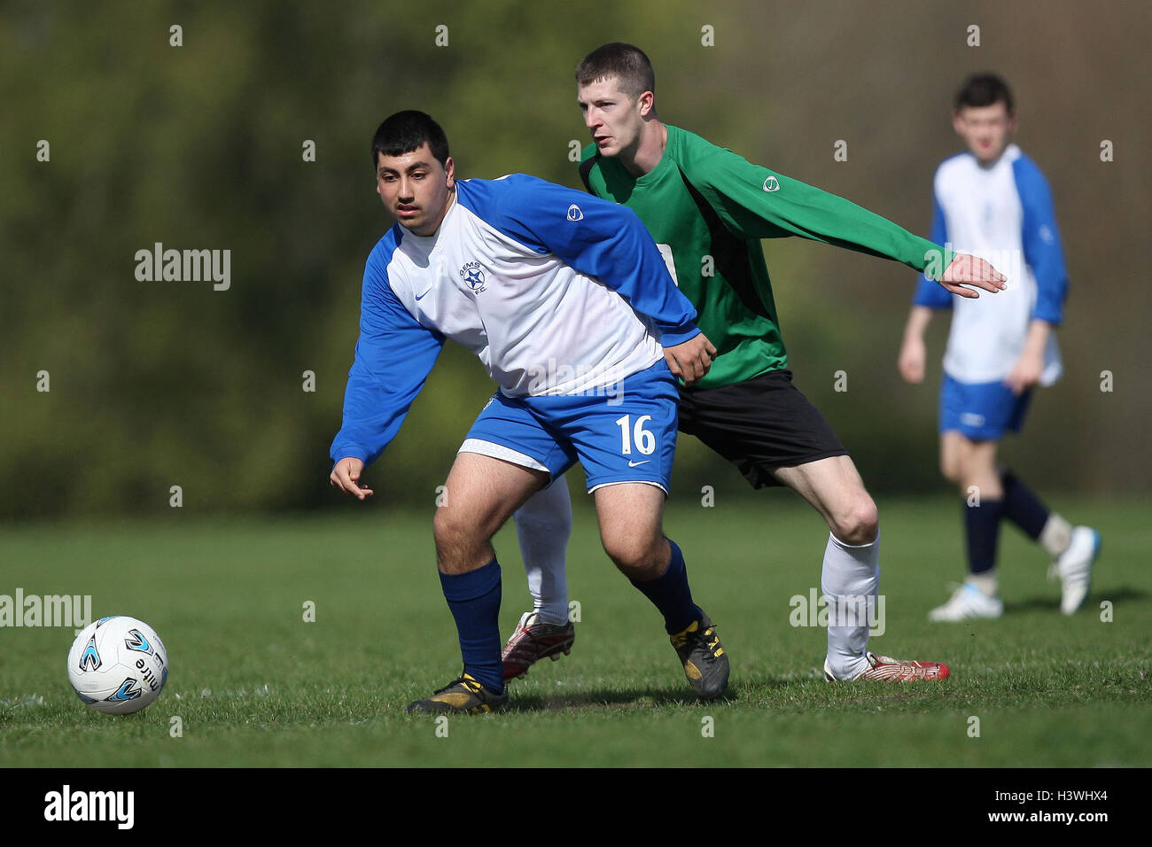 Gems (white/blue) vs Homerton Rangers 'B' (green/black) - East London ...
