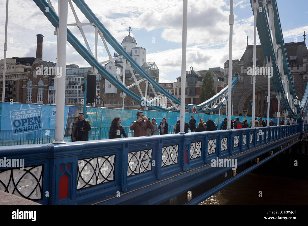 Open As Usual: The start of repairs to London's Tower Bridge, closed to ...